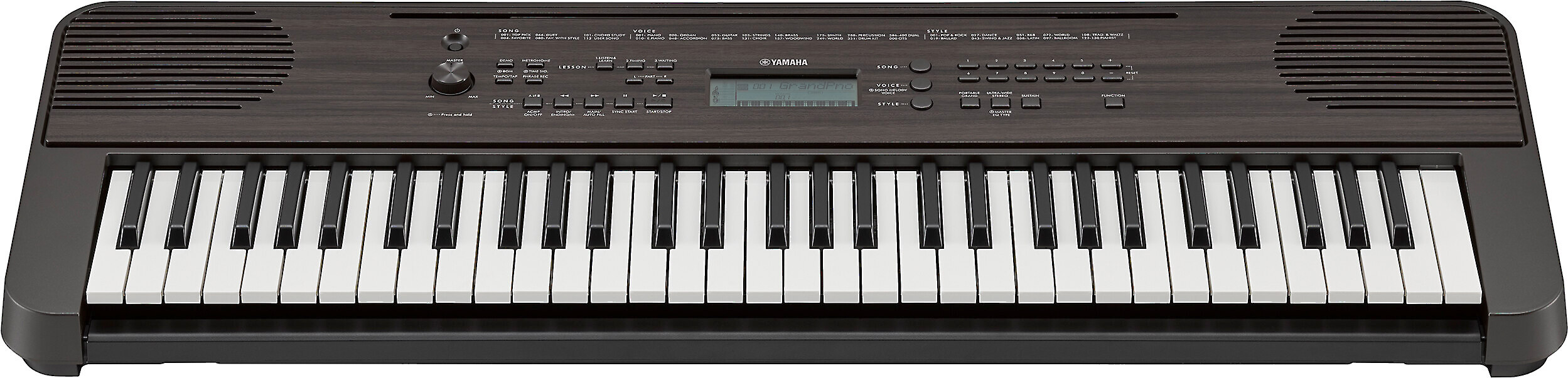Yamaha PSR-E360 Dark Walnut - Compre na Egitana